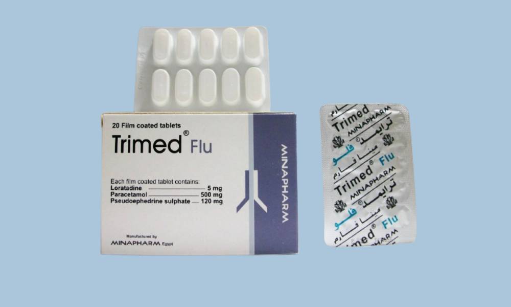 ترايمد فلو دواعي الاستعمال، الموانع، الجرعات والسعر Trimed Flu | علاجك