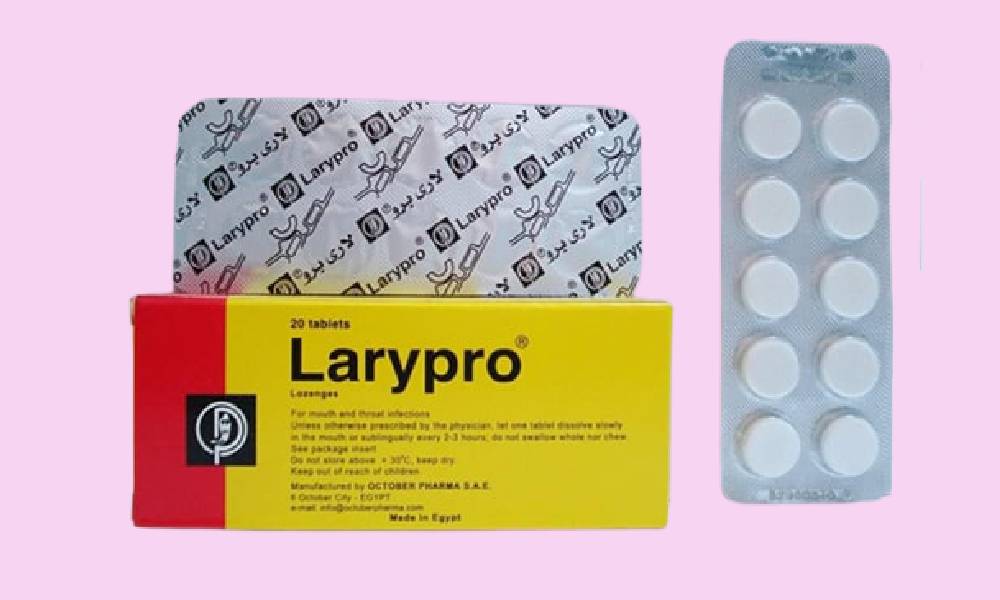لارى برو دواعي الاستعمال، الموانع، الجرعات والسعر Larypro | علاجك